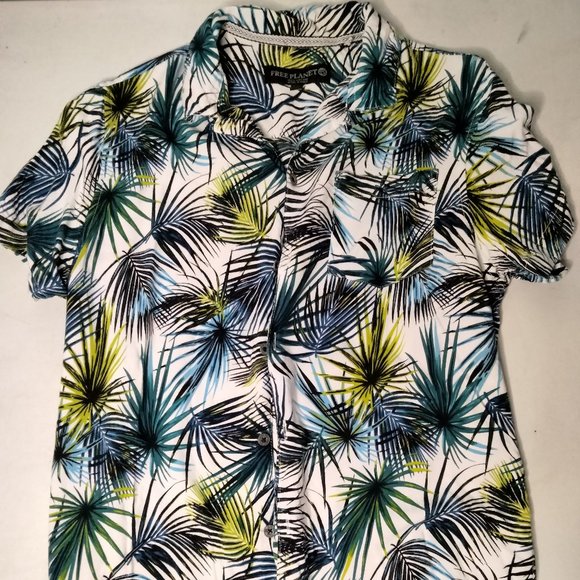 Free Planet | Shirts | S17 Free Planet Button Up Mens | Poshmark